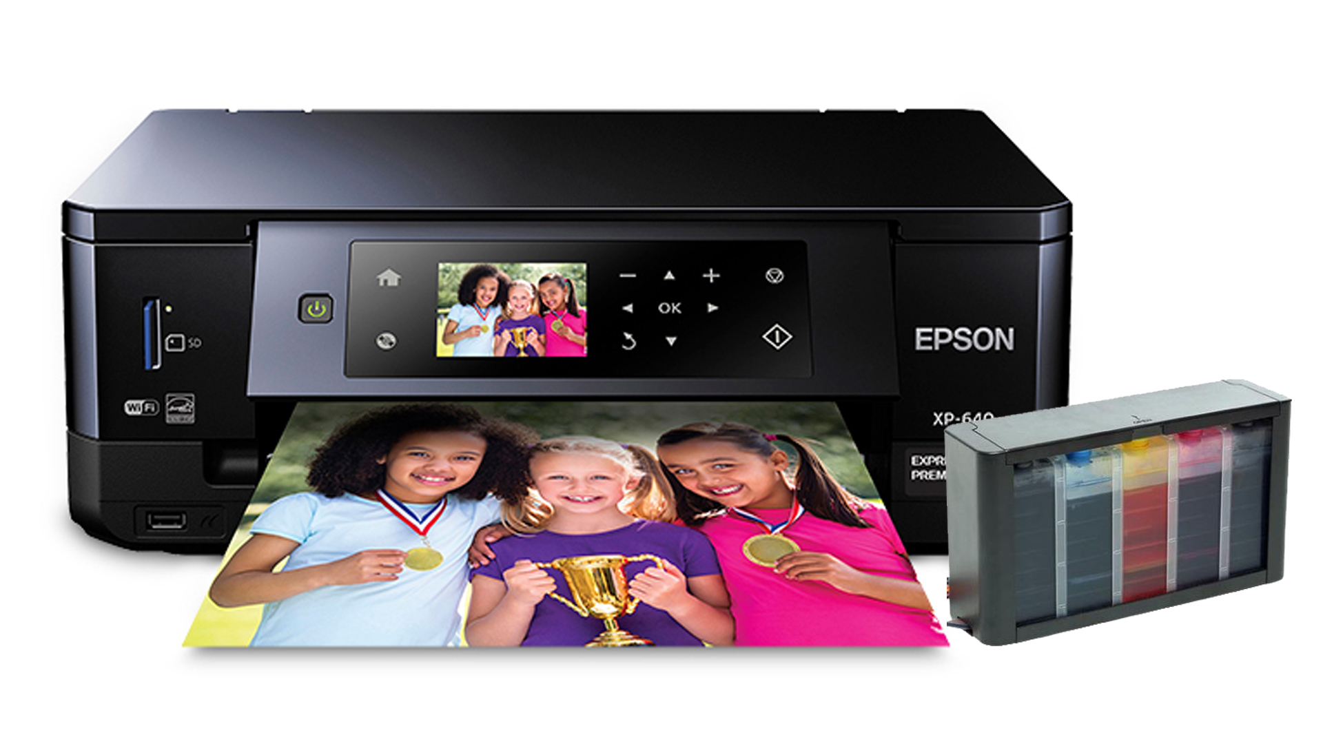 МФУ Epson Expression Premium XP-640 с СНПЧ купить в Москве: цена, обзор ...