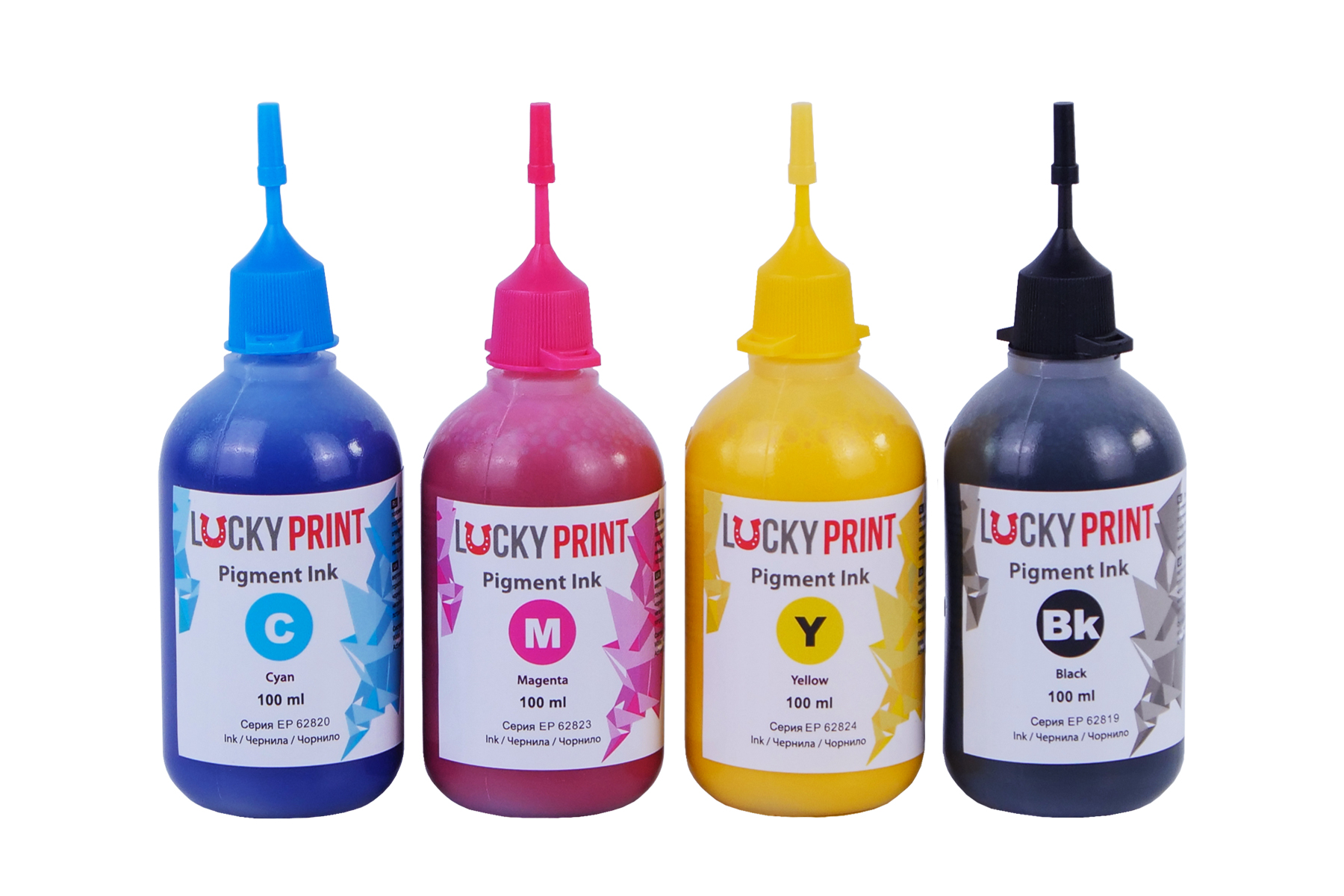 Купить Пигментные чернила для Epson Lucky Print (4*100ml) недорого ...