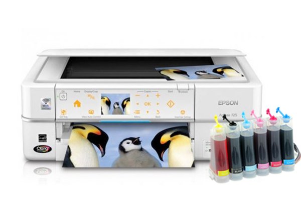 МФУ Epson Artisan 725 Arctic Edition с СНПЧ купить в Москве: цена ...