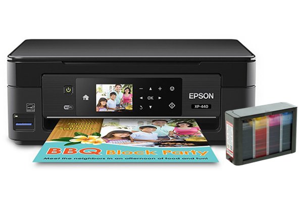 МФУ Epson Expression Home XP-440 с СНПЧ HighTech купить в Москве: цена ...