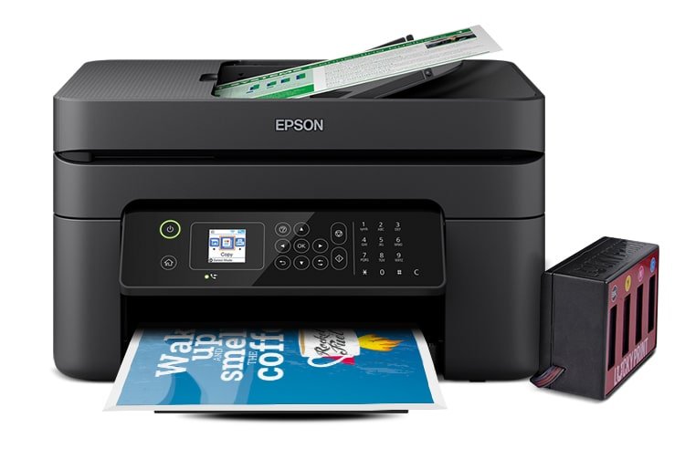 МФУ Epson Workforce WF-2850 с Бесконтактной СНПЧ